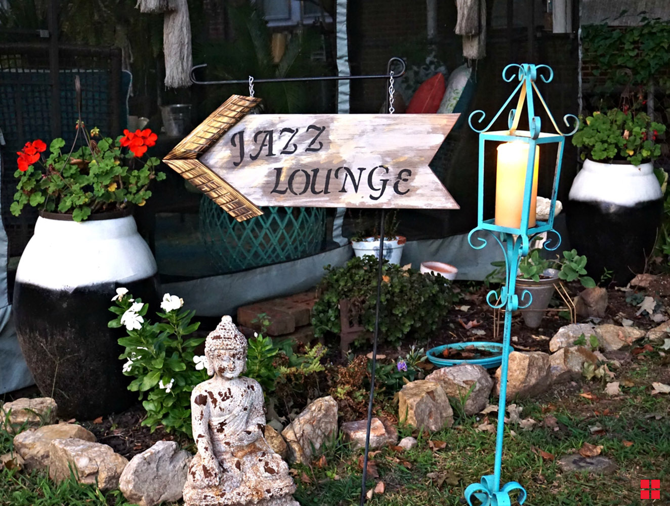 DIY Wood Jazz Lounge Sign
