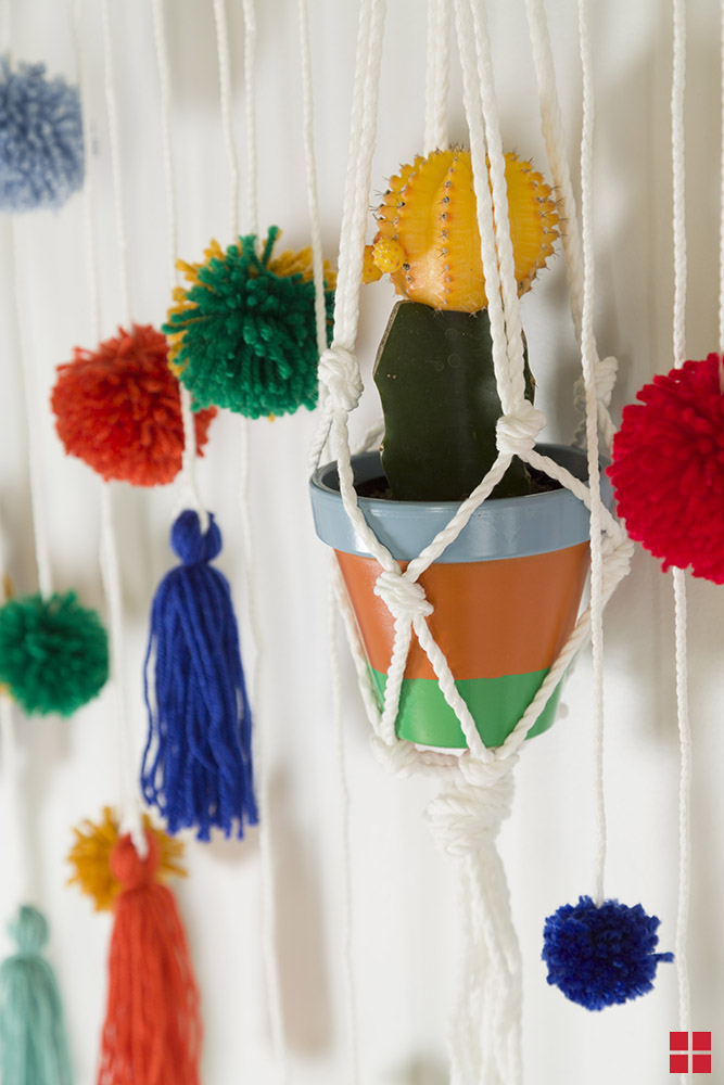 Add Colorful DIY Planters To Your Fiesta Taco Bar