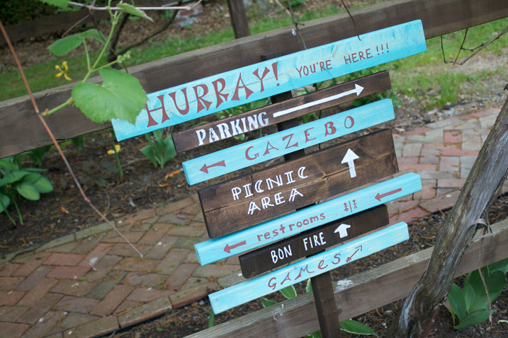 Make this DIY Directional Sign for Your Next Party