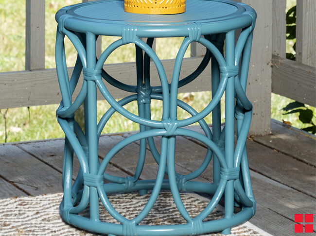 Side Table Vintage Teal