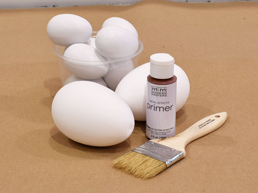 Patina Paint on Eggs | Modern Masters