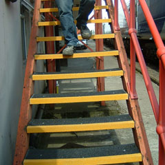 Fiberglass Reinforced Plastic Anti-Slip Step Covers