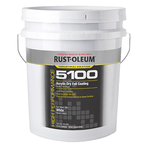 High Performance - 5100 System Acrylic Dry Fall Coating
