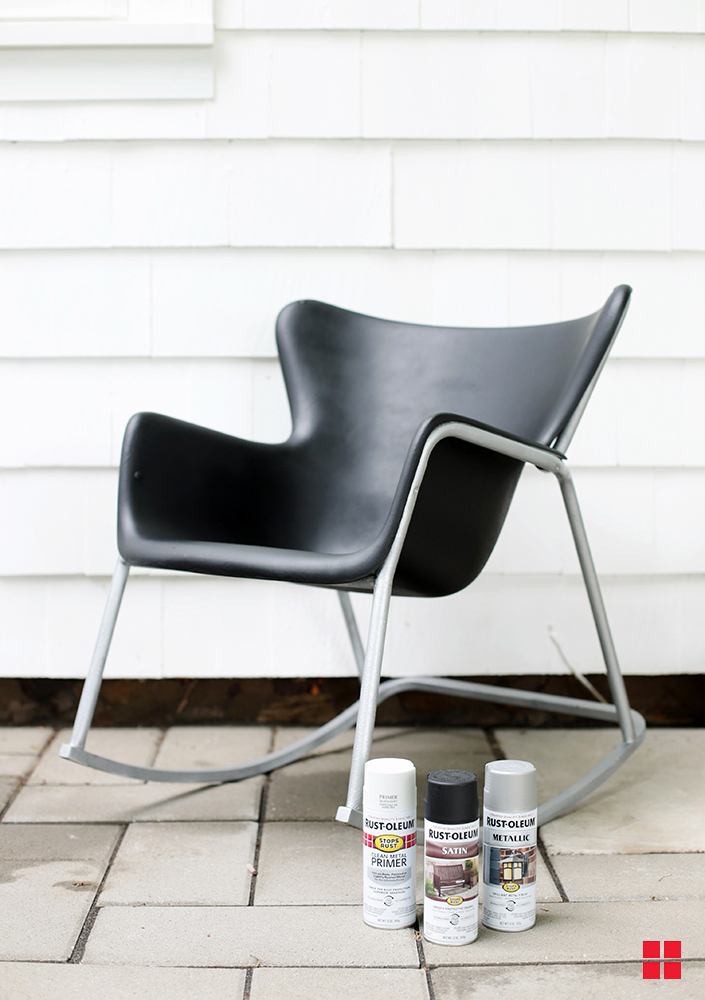 Outdoor Rocking Chair Makeover