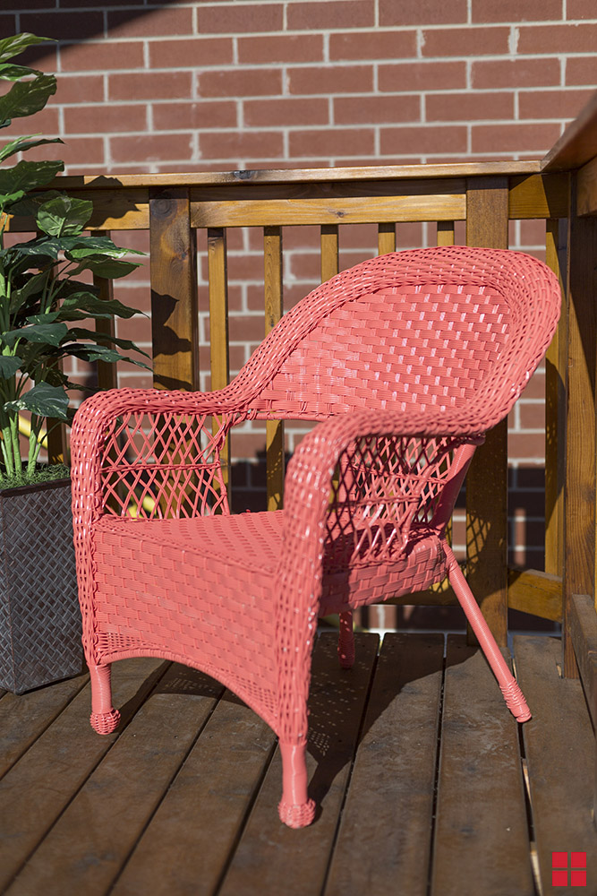 Brighten Your Deck With A DIY Wicker Chair Update