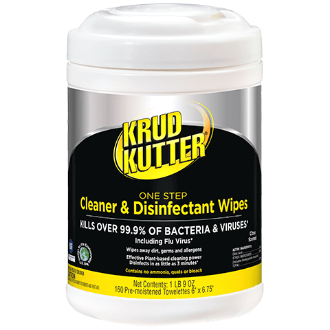 One Step Cleaner and Disinfectant Wipes