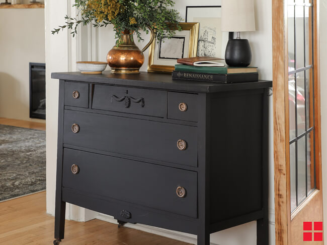 Milk Paint or Chalked Paint Dresser Refinish