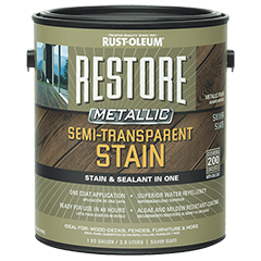 Restore Metallic Semi-Transparent Stain