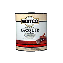 WATCO® Lacquer Clear Wood Finish Product Page