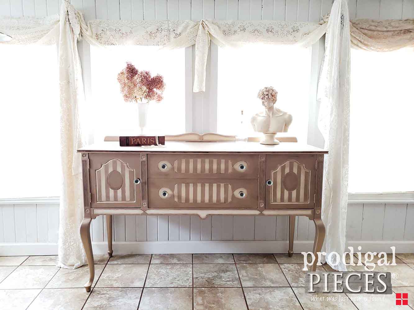 DIY Upcycled Antique Buffet